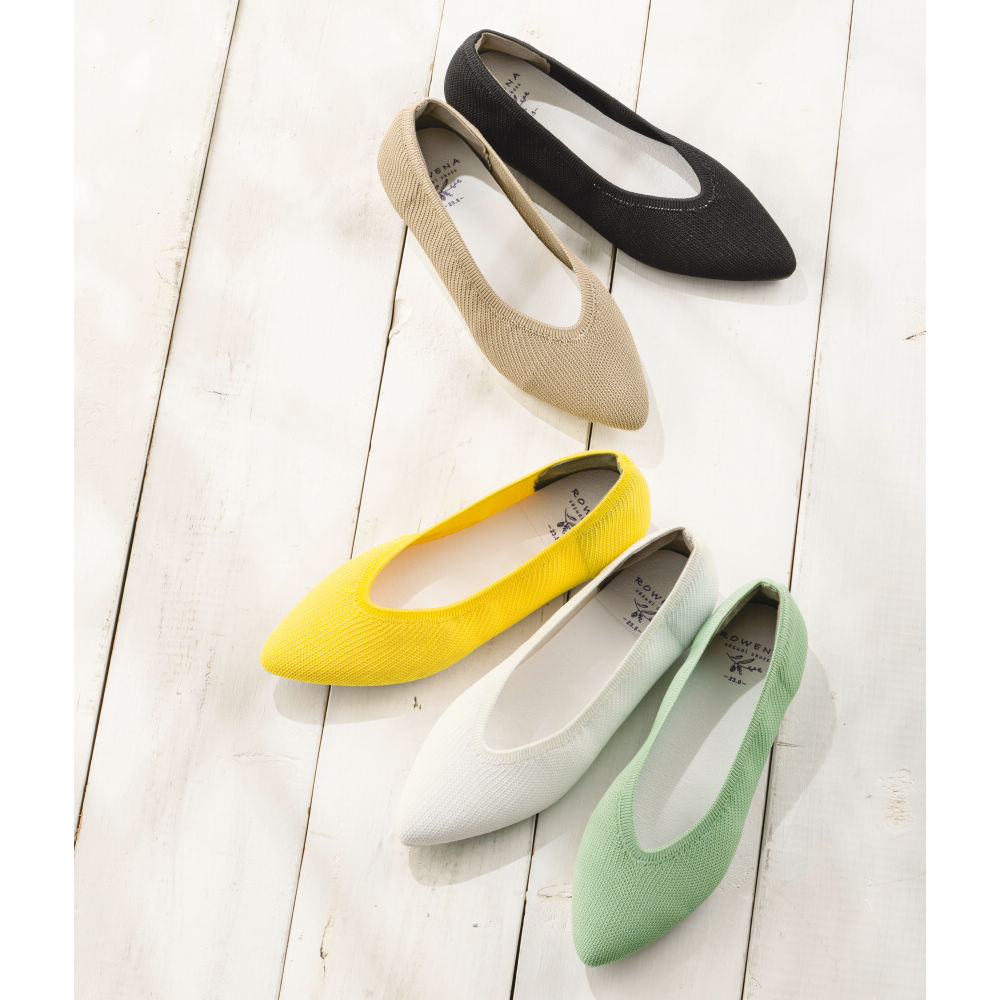 レディースニットポインテッドトゥシューズ【22.5～25.0cm】 | 激安靴の通販 ヒラキ公式サイト