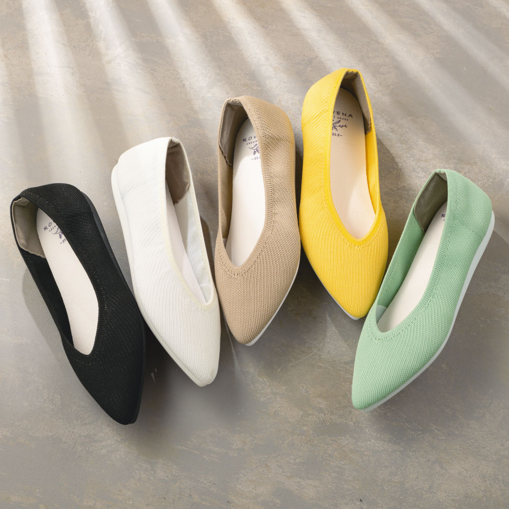 レディースニットポインテッドトゥシューズ【22.5～25.0cm】 | 激安靴の通販 ヒラキ公式サイト